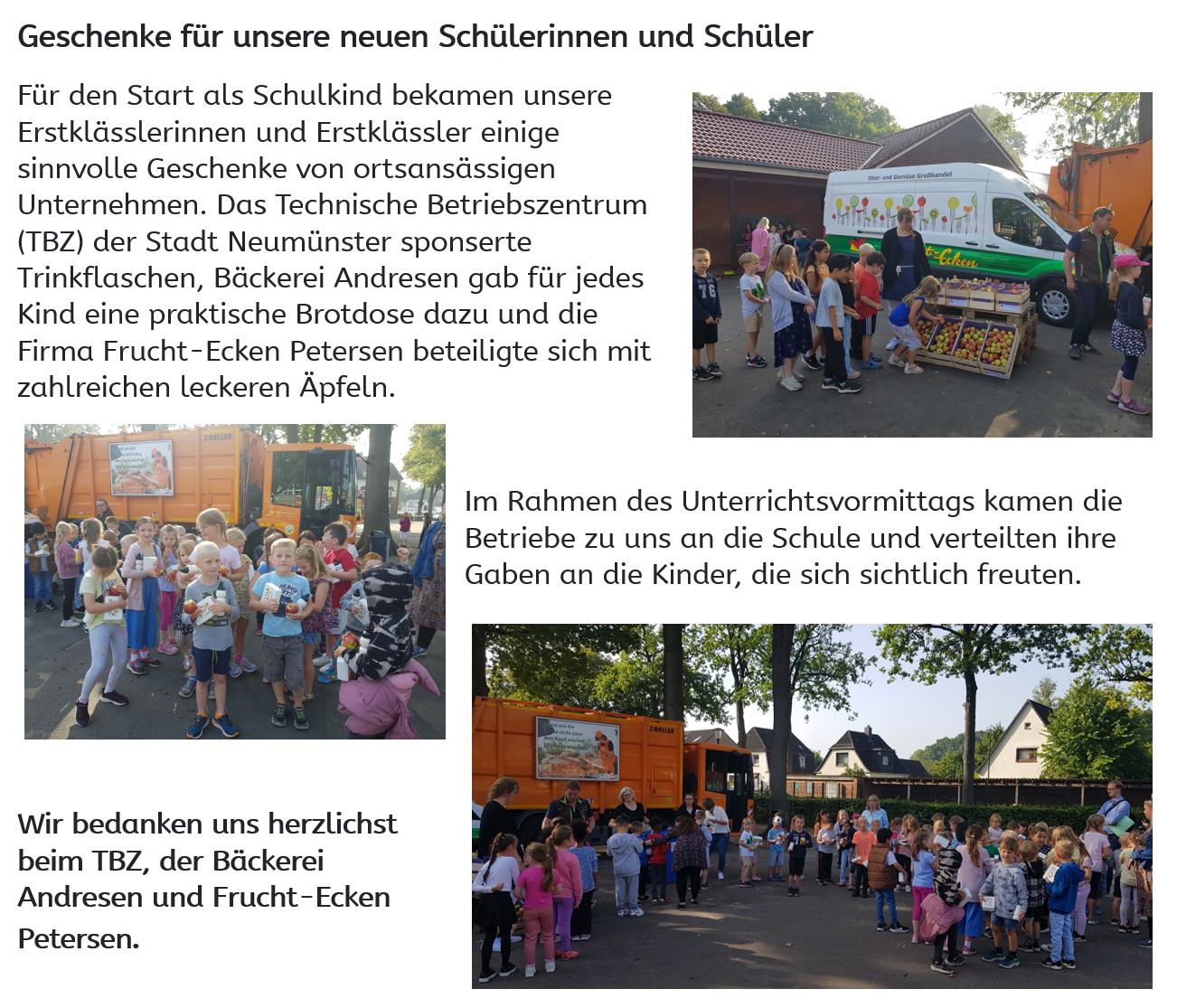 Jahrgang 1 - Grundschule Wittorf Neumünster